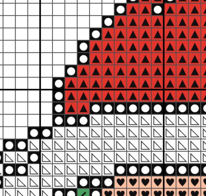A4 Merry and Bright Cross-stitch Pattern | Retro Christmas PDF- Modern ...