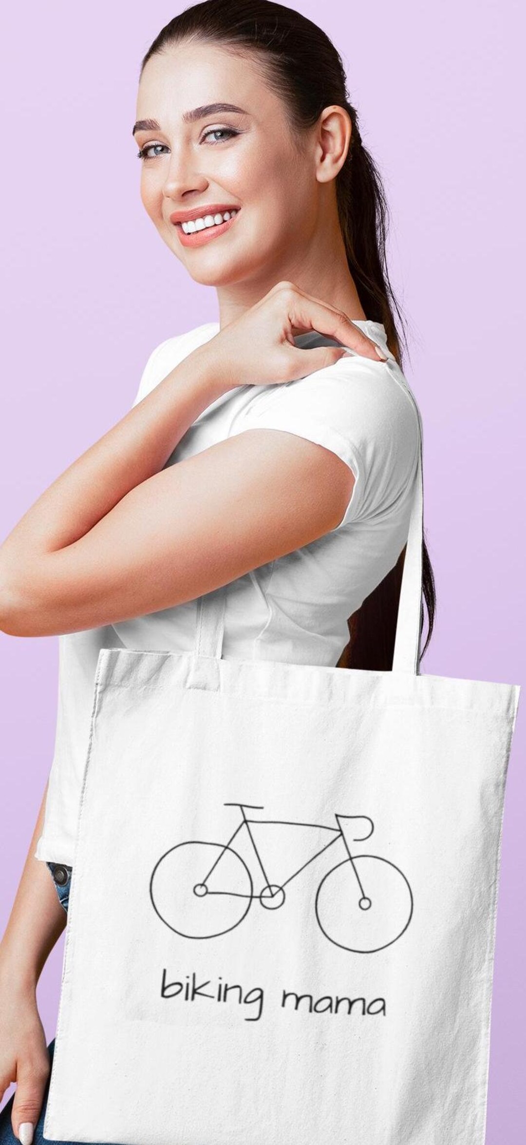 Cycling Tote Bag Bicycle Tote Bag Biking Tote Bag Bike Tote Bag Cyclist ...