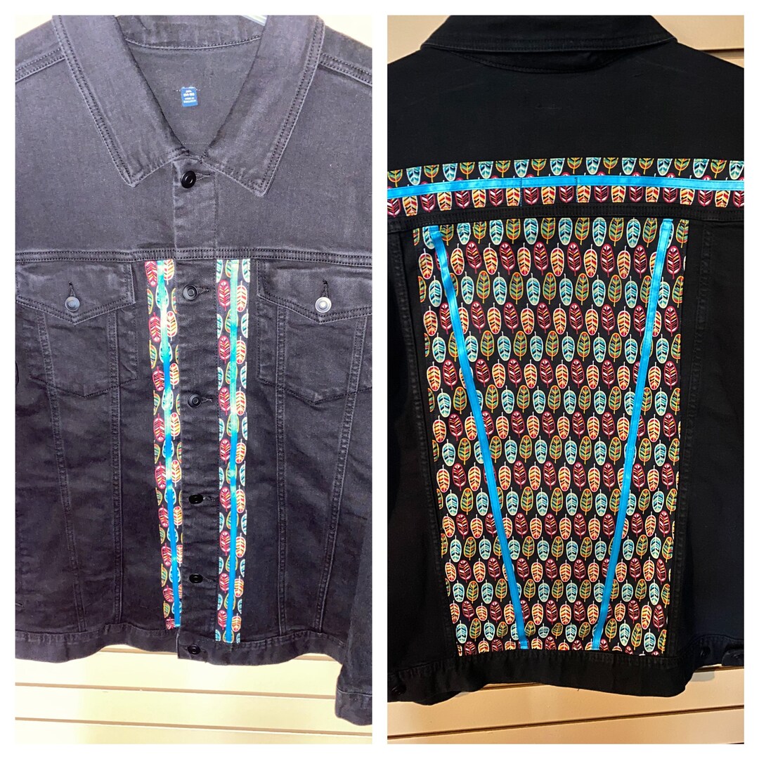 Native American Jean Jacket, NEW - Etsy