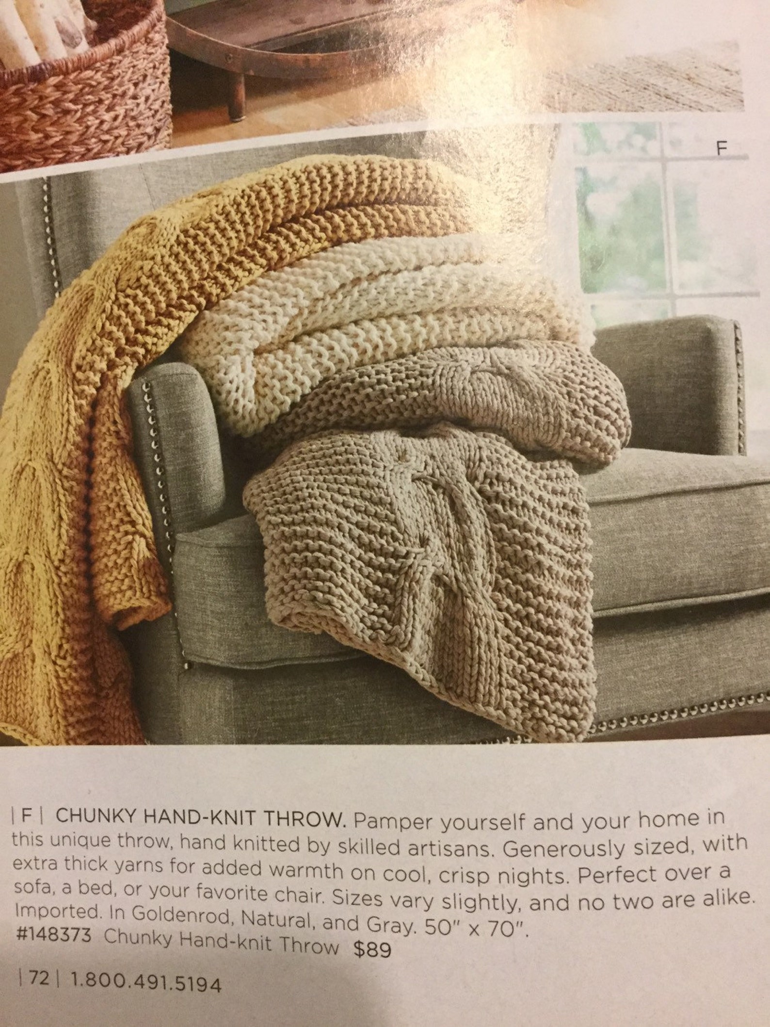 Chunky Knit Large Stitch Throw - Etsy