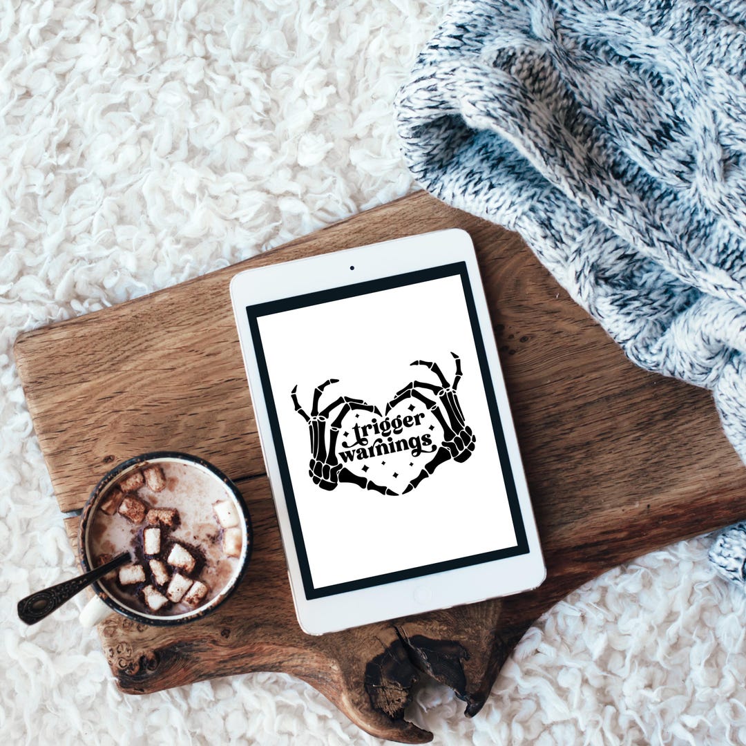 Trigger Warnings Kindle Lock Screen: Personalized Screensaver (digital ...