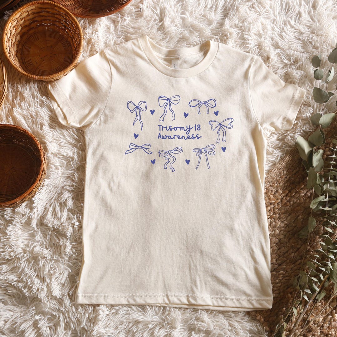 Toddler Trisomy 18 Awareness Shirt, T18 Shirt for Children, Youth ...
