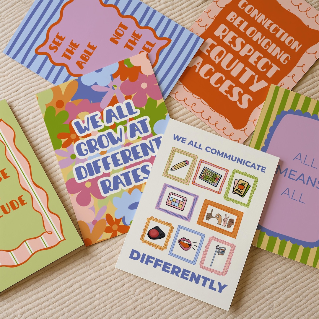 Inclusion Poster Set of 15 Printable Posters Special Education ...
