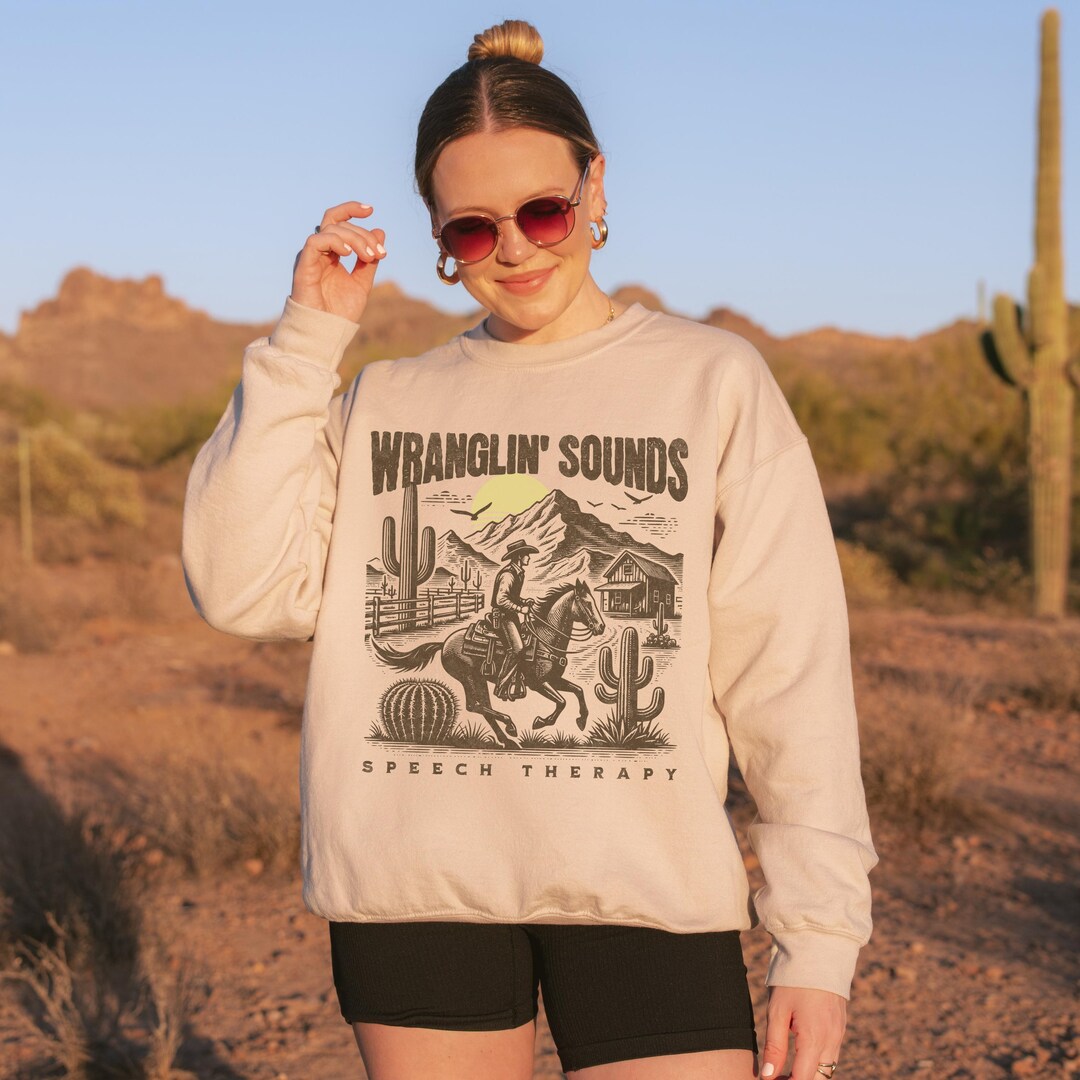 Western Speech Language Pathology Sweatshirt Future SLPA Speechie ...