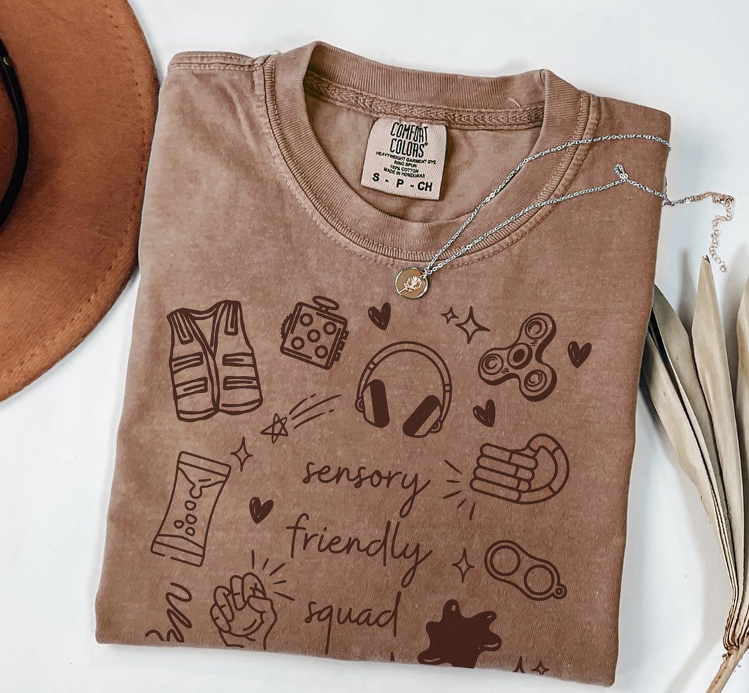 Sensory Friendly Shirt Supporters Autism Tee Special Education Shirt ...