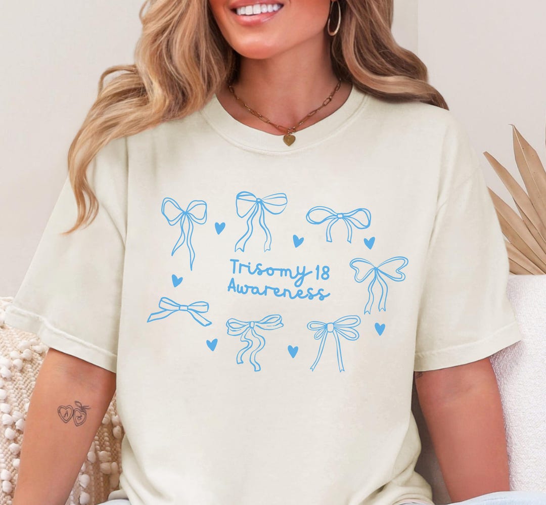 Trisomy 18 Awareness Shirt Comfort Colors Trisomy 18 T-shirt Edwards ...