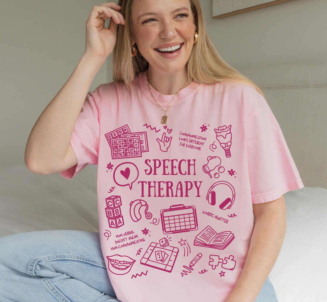 Speech Pathology Comfort Color Shirt Speech Therapist SLP Graduate Tee ...