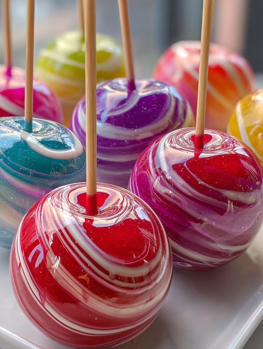 Kool-aid Candy Apples Recipe: Swirled Homemade Treats (PDF Download) - Etsy