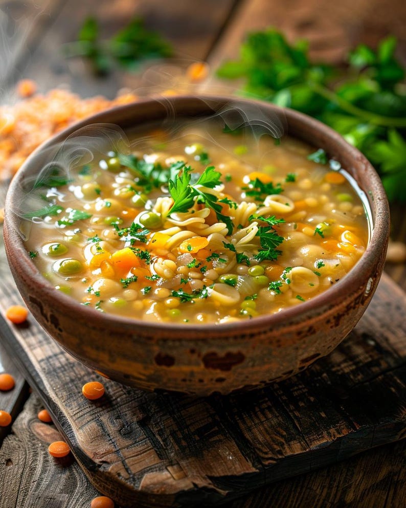 Friendship Soup Mix Recipe PDF – Instant Gourmet Pea & Lentil Soup - Etsy