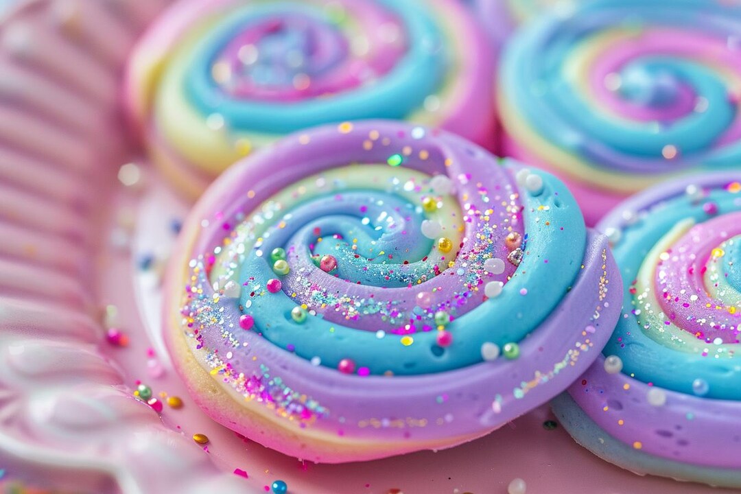 Rainbow Swirl Unicorn Cookies Recipe – Colorful Magical Treat Step-by ...