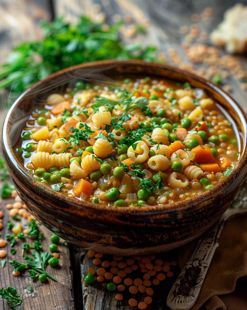 Friendship Soup Mix Recipe PDF – Instant Gourmet Pea & Lentil Soup - Etsy