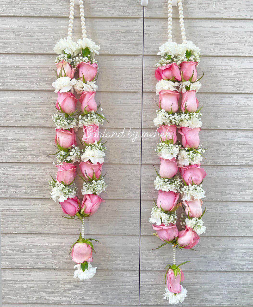 Fresh Wedding Varmala, Bride and Groom Mala, Wedding Ceremony Garlands ...