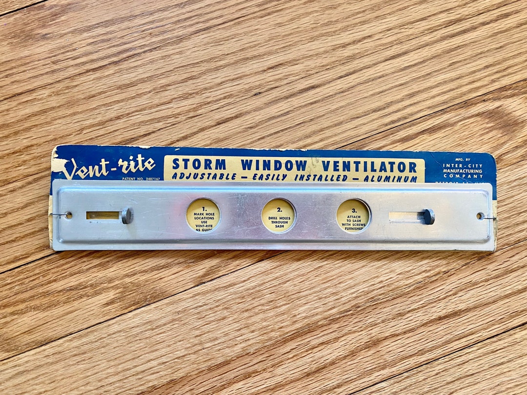 1950s Vent-rite Storm Window Ventilator Deadstock in Original Package ...