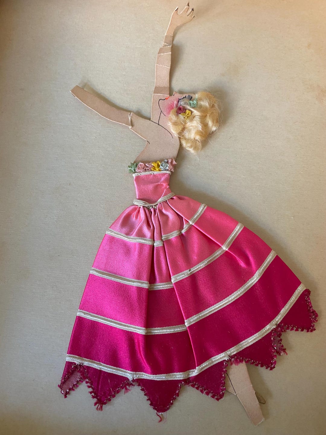 Art Deco Flapper Paper Doll Lot Ribbon Art Lot Antique - Etsy