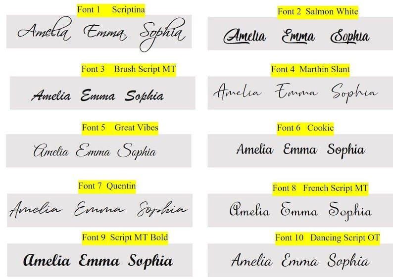 Multiple Name Necklace Gold, Five Name Necklace, Family Name Necklace ...