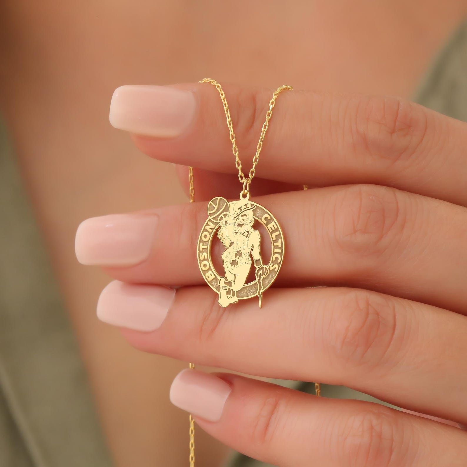 Basketball Necklace , 14K Gold Plated , Sport Pendant , Ball Necklace ...