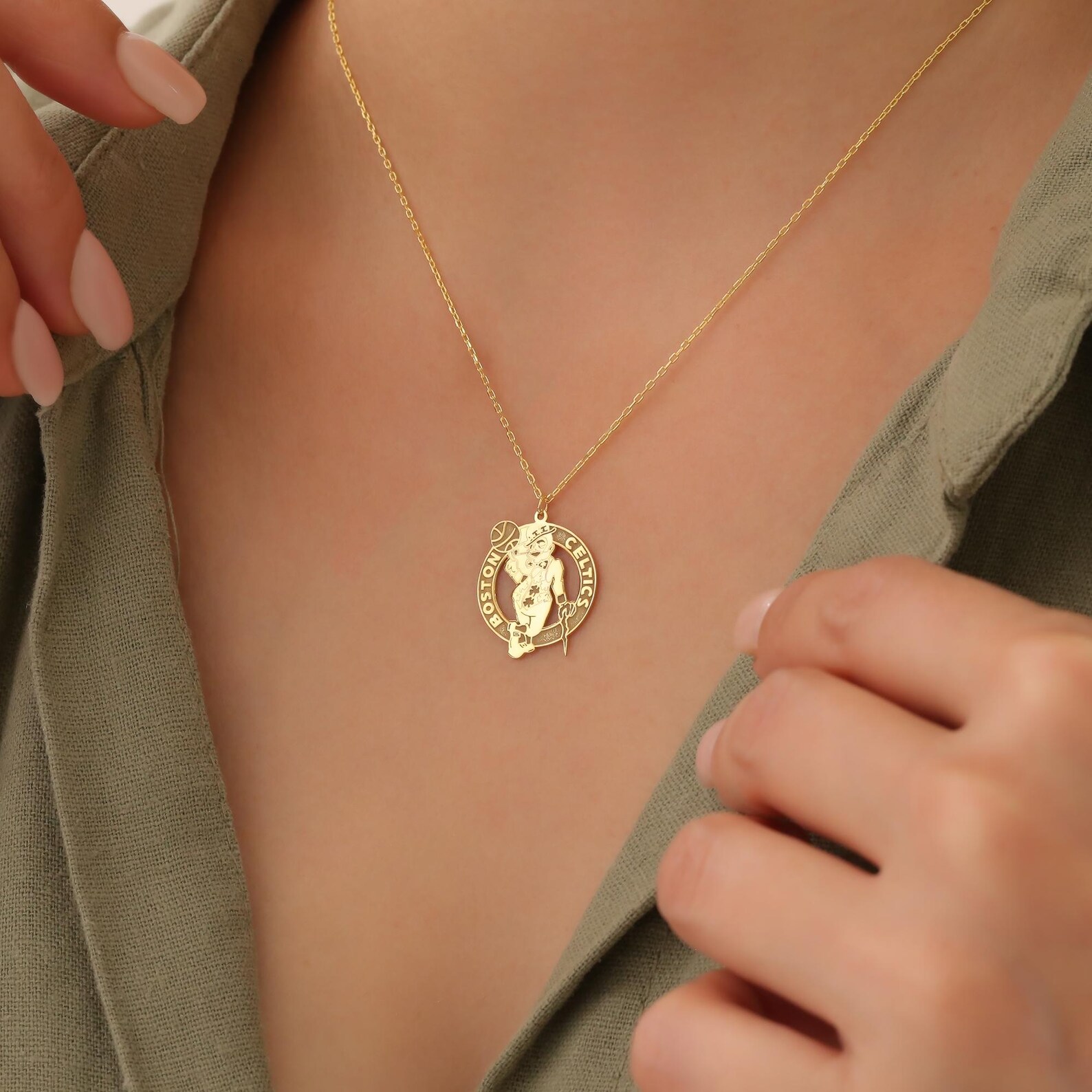 Basketball Necklace , 14K Gold Plated , Sport Pendant , Ball Necklace ...