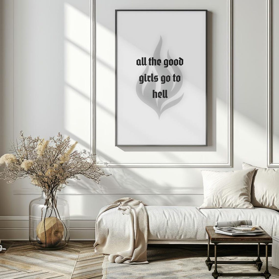 Billie Eilish Inspired Digital Poster | Modern Wall Art With Lyrics ...
