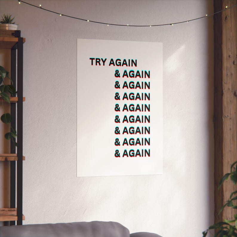Motivational Matte Vertical Posters | Inspirational Wall Art, Home ...