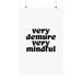Very Demure Very Mindful Tiktok Quote Popular Saying Matte Vertical ...