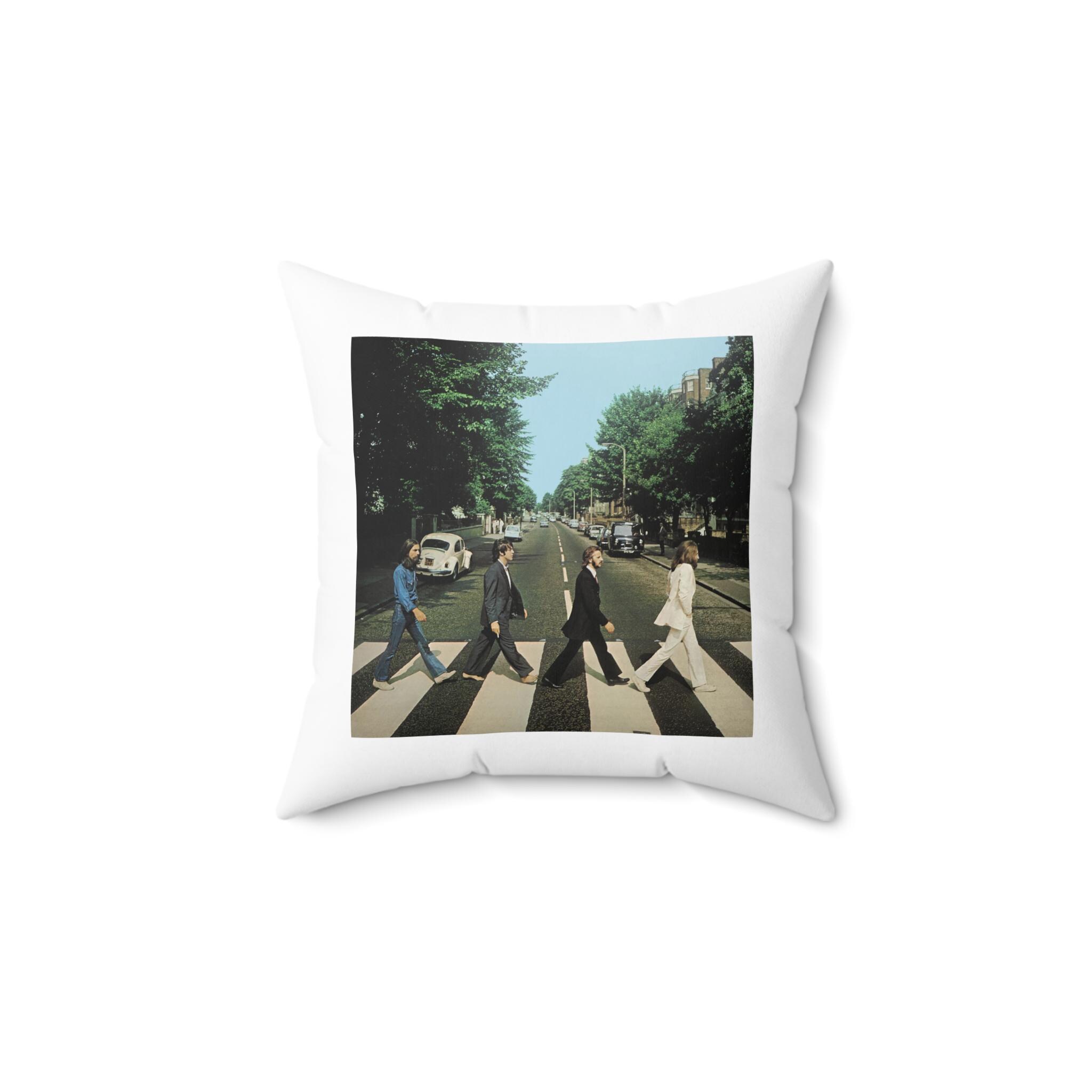 The Beatles Abbey Road Album Cover Pillow, Throw Pillow, Home Decor ...