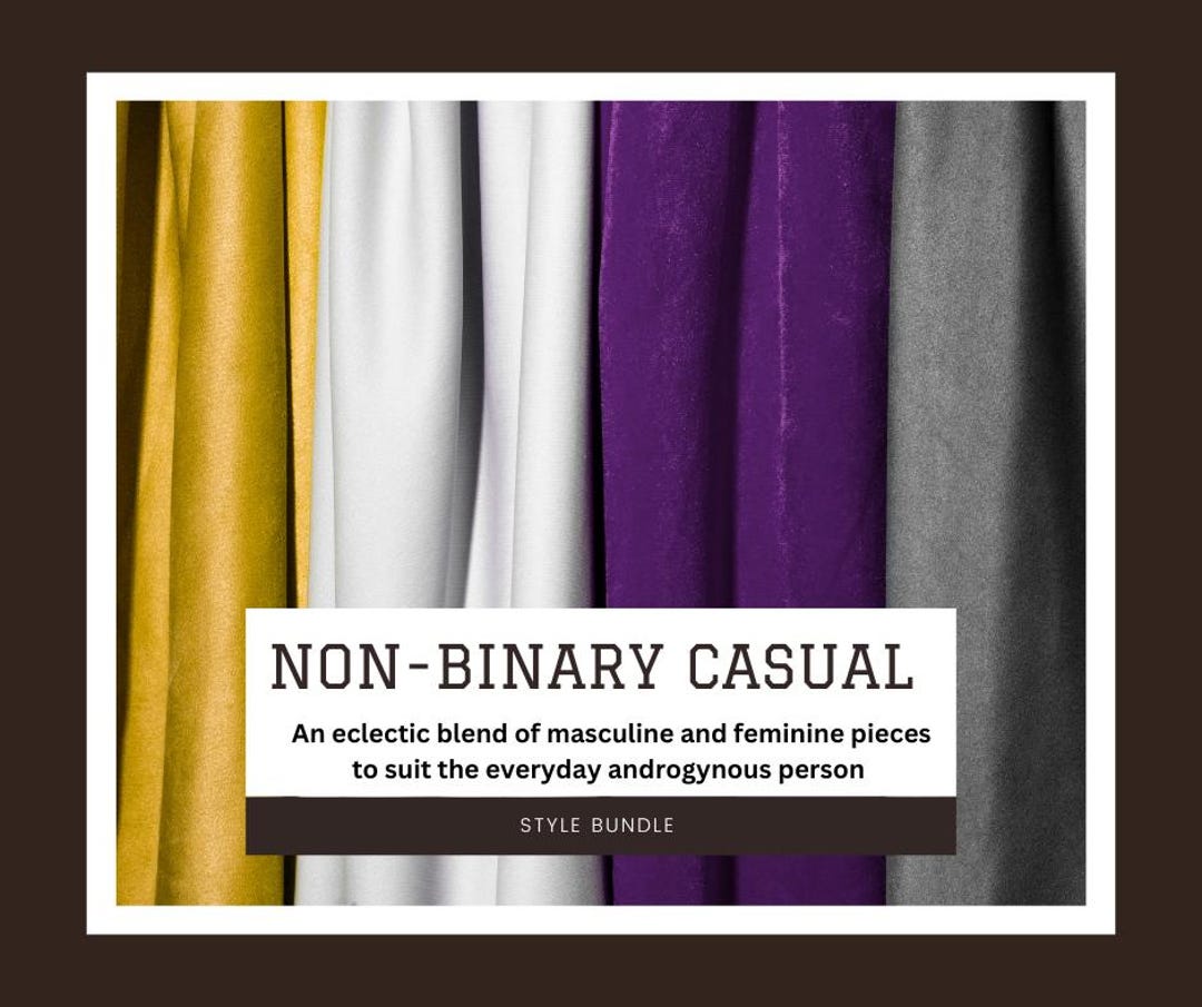 Non-binary Casual Style Bundle - Etsy