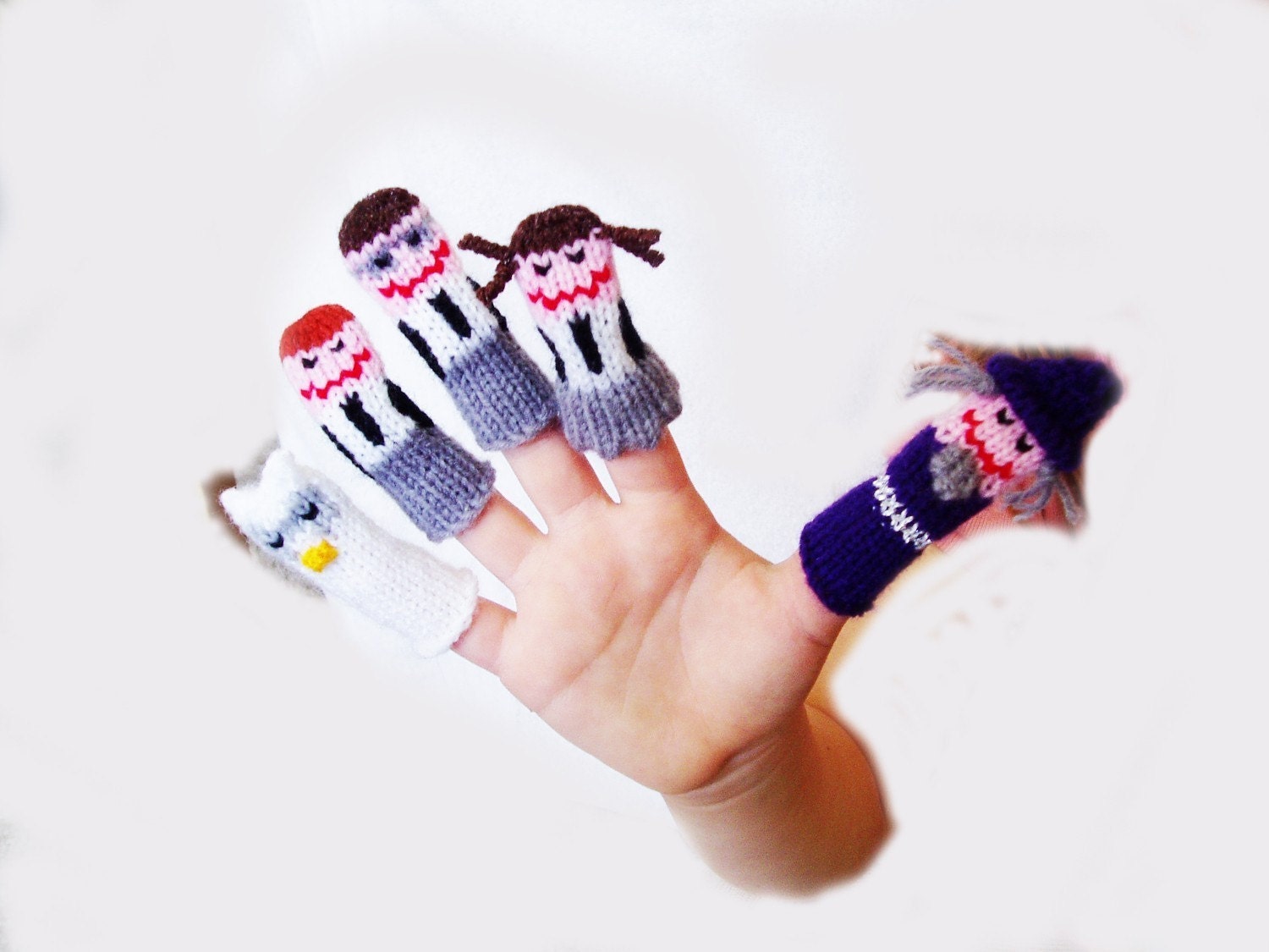 Wizard Friends Finger Puppet Set includes 10 Handcrafted - Etsy