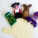 Wiggly Friends Finger Puppet Set (includes 4 Friends, Dinosaur, Pirate ...
