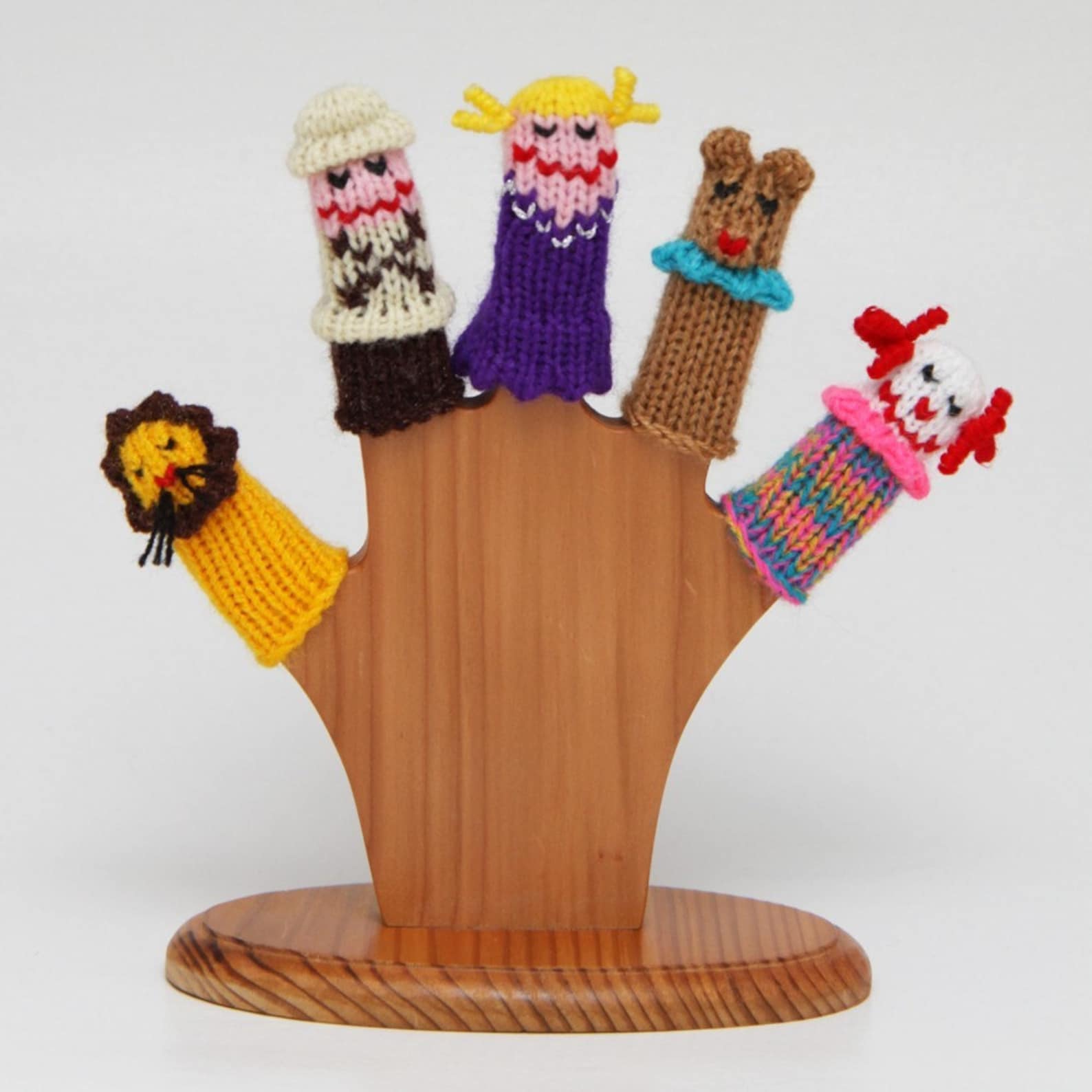 Circus Fun Finger Puppet Set includes Lion Lion Tamer - Etsy