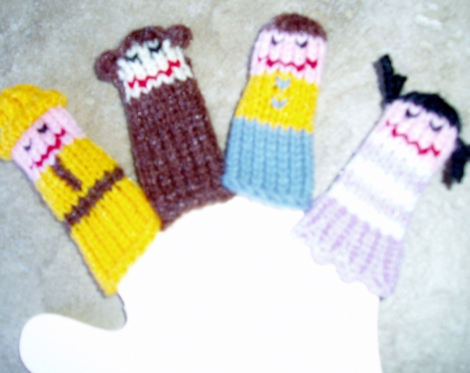 Curious Monkey and Friends Finger Puppet Set (includes Monkey, Man in ...