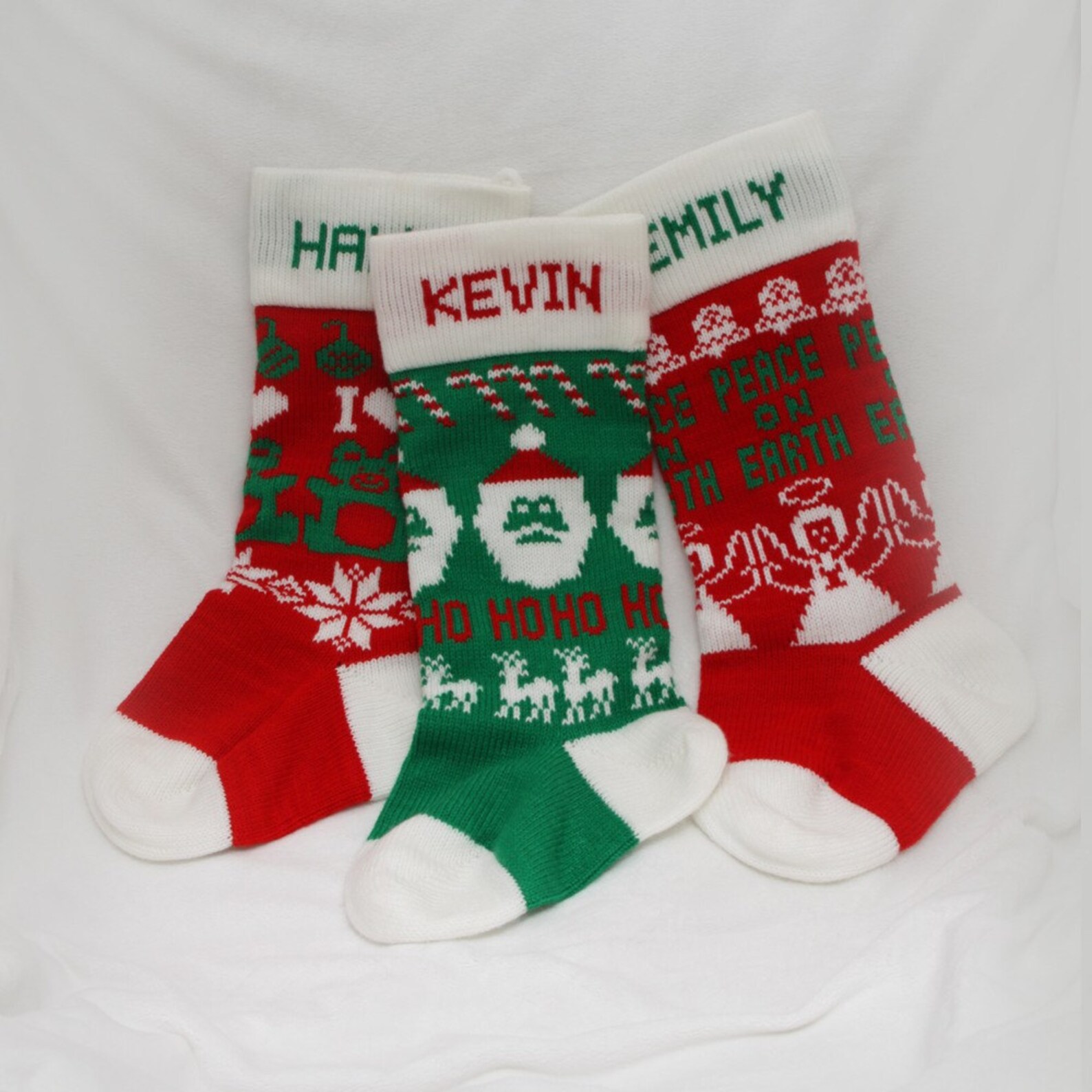Personalized Christmas Stocking (unlined) - Create a Custom Keepsake by ...