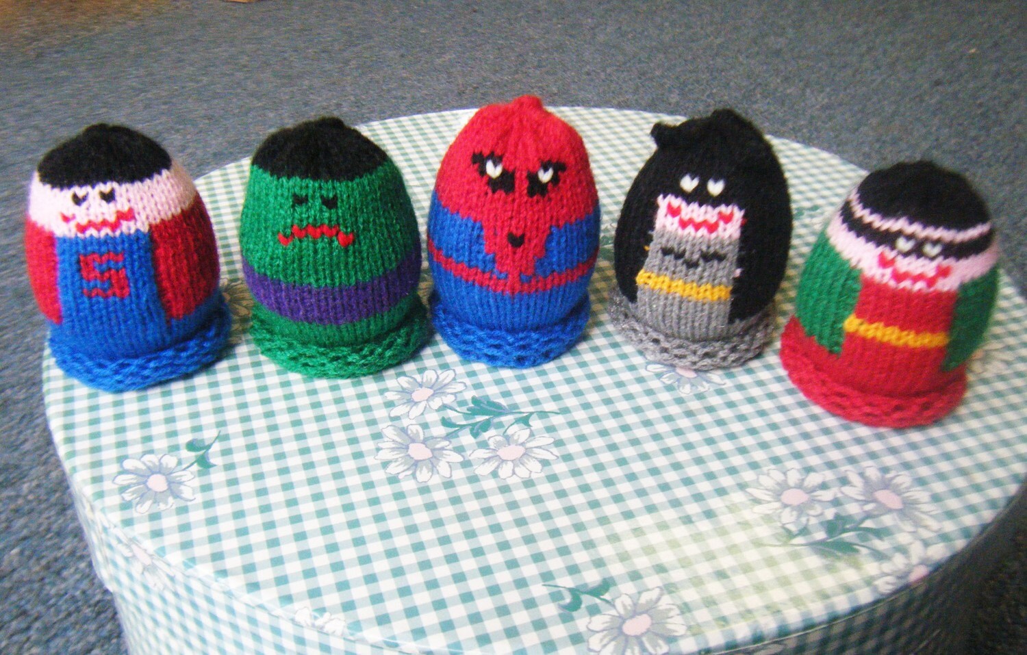 Super Heroes Egglet Set (includes 5 Different Egglets) - Etsy