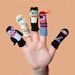 Deluxe Halloween Finger Puppet Set (includes Witch, Pumpkin, Spider ...