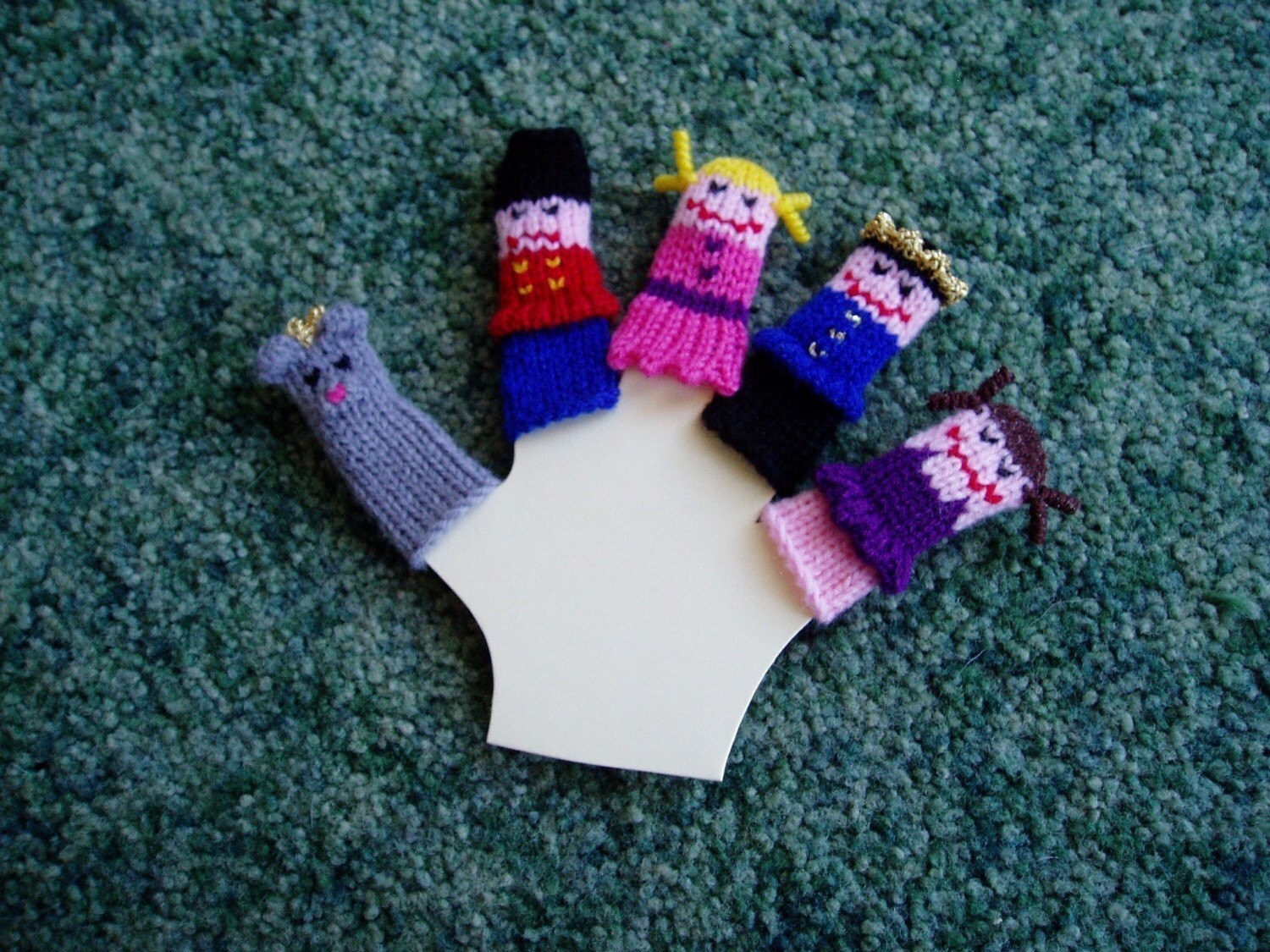 Nutcracker Finger Puppet Set (includes Mouse King, Nutcracker, Clara ...