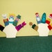 Alice in Wonderland Finger Puppet Set (includes 10 Finger Puppets. Also ...