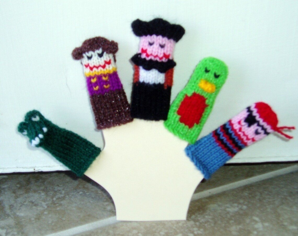Pirate Fun Finger Puppets includes 2 Pirates Crocodile - Etsy