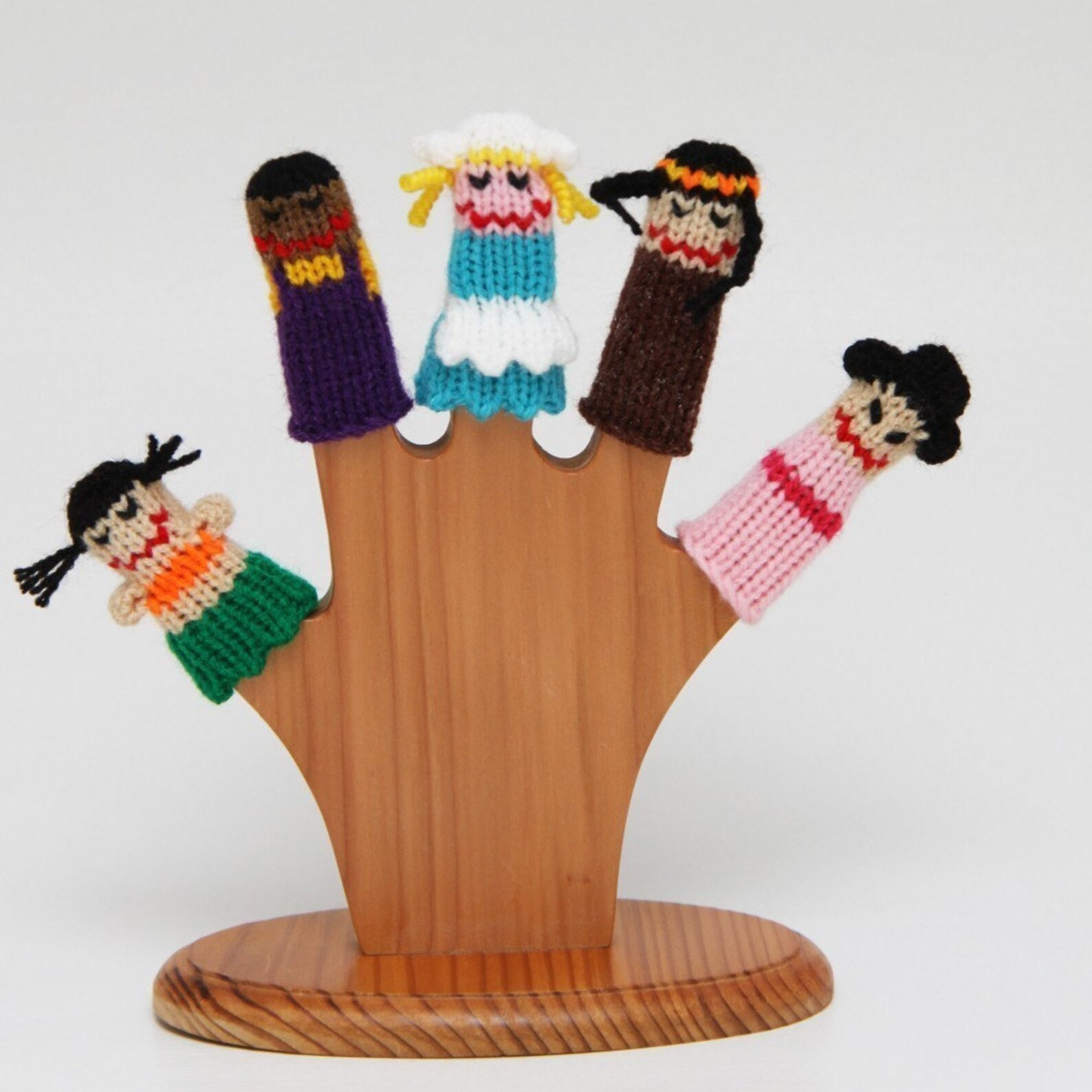 Children of the World Finger Puppet Set includes 5 Finger - Etsy