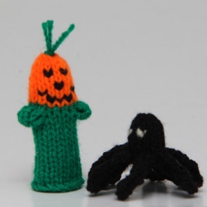 Halloween Finger Puppet Set (includes Witch, Pumpkin, Spider, Ghost ...