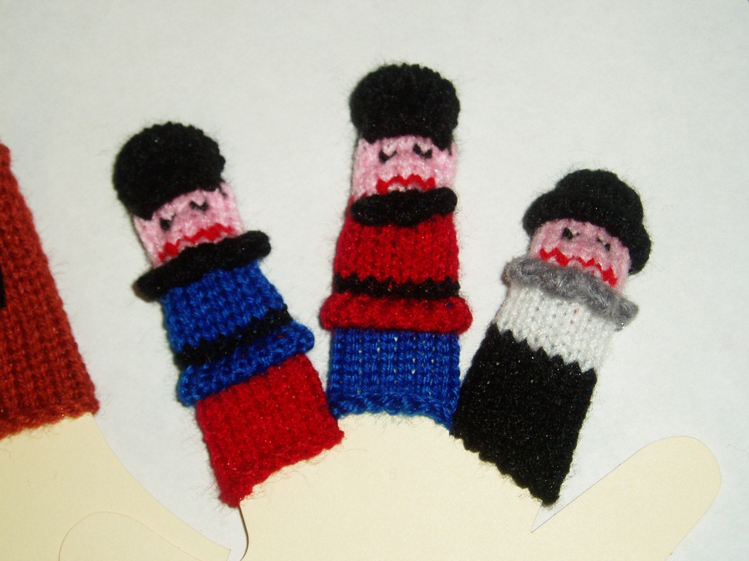 Peter and the Wolf Finger Puppet Set (includes Peter, Wolf, Cat, Duck ...