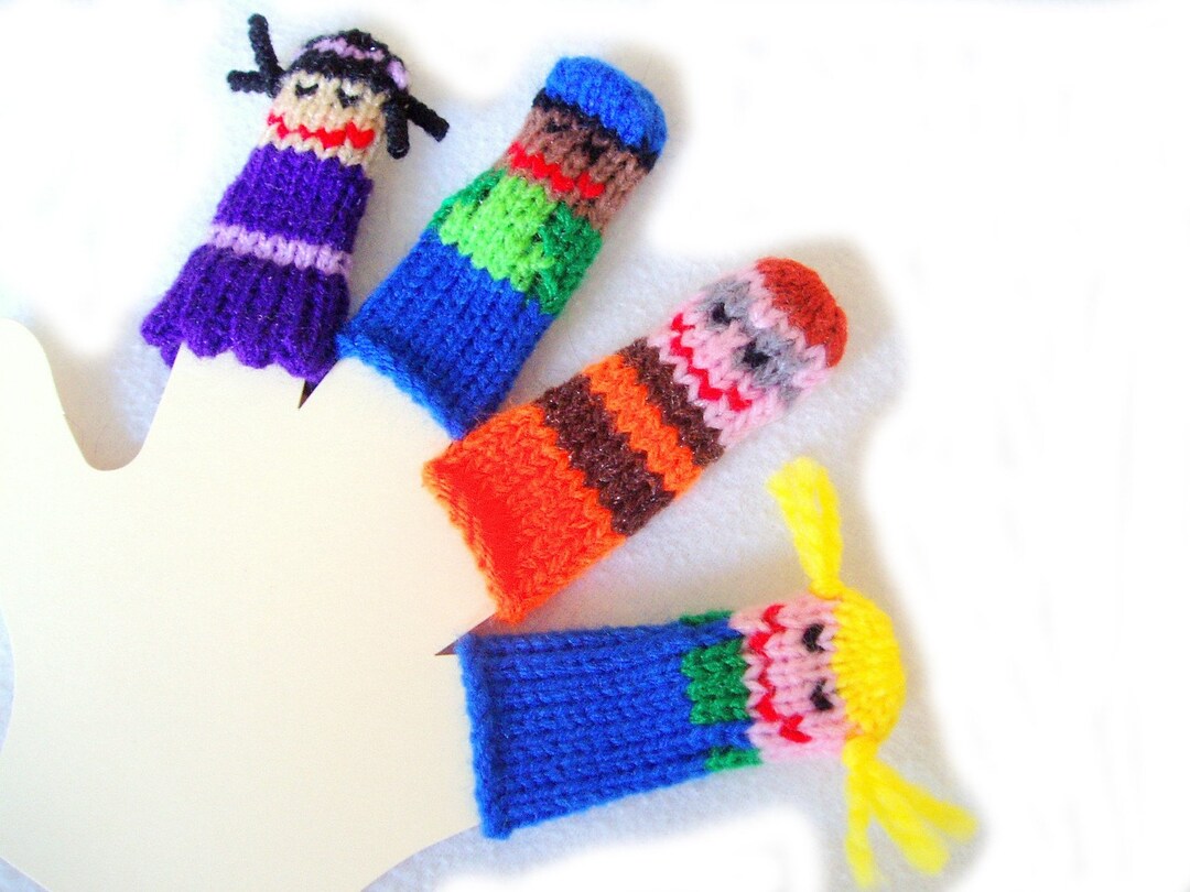 Musical Friends Finger Puppet Set (includes 4 Puppets.) - Etsy