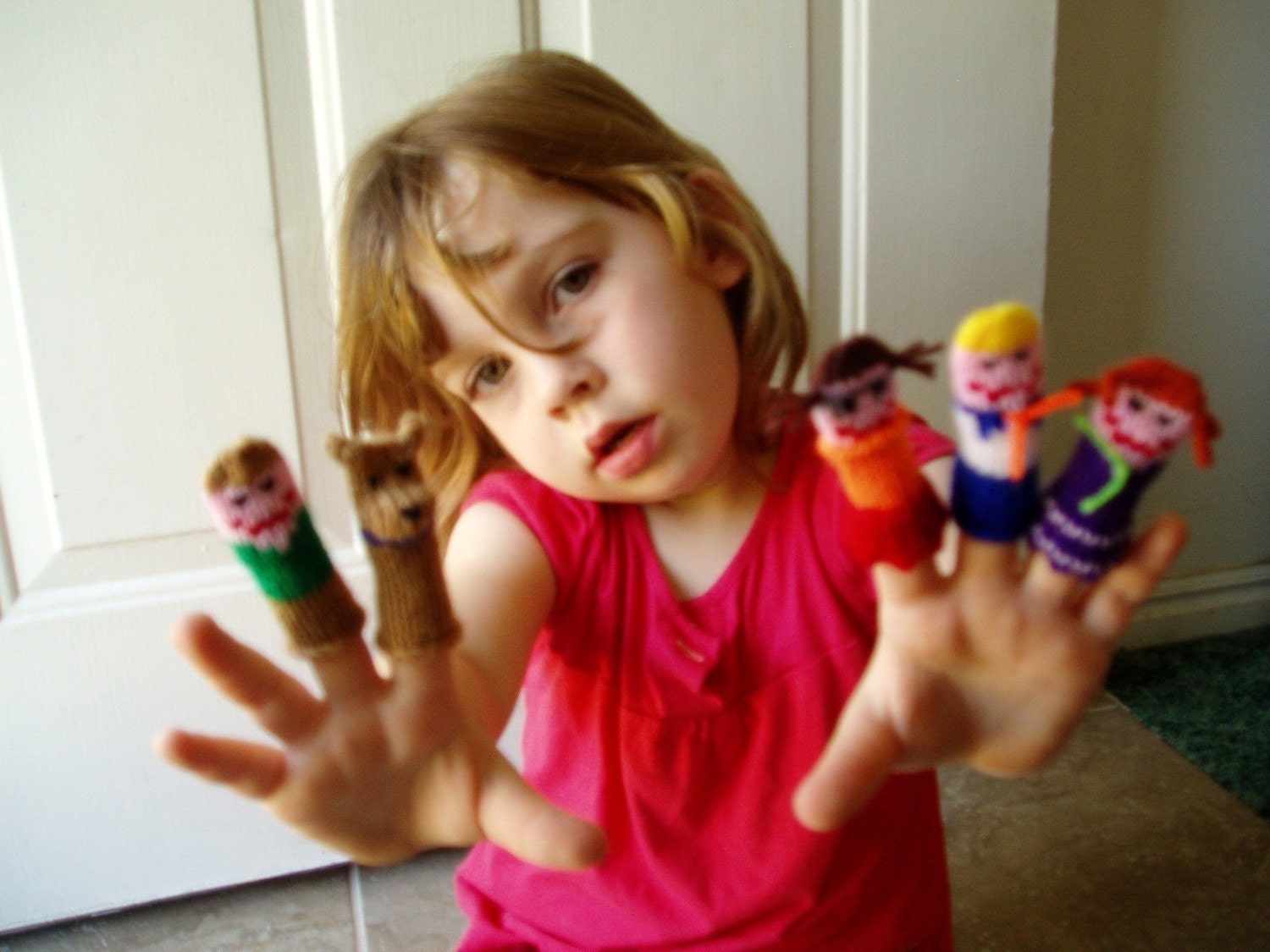 Mystery Dog and His Gang Finger Puppet Set - Etsy