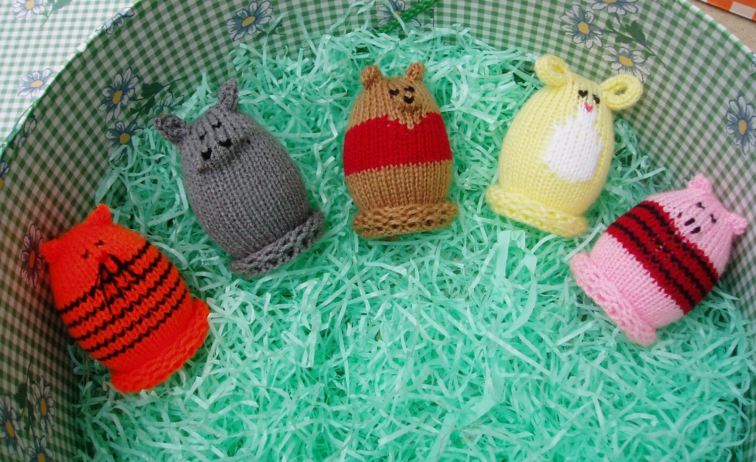 Bear and Friends Egglet Set includes 5 Different Egglets - Etsy