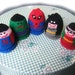 Super Heroes Egglet Set (includes 5 Different Egglets) - Etsy