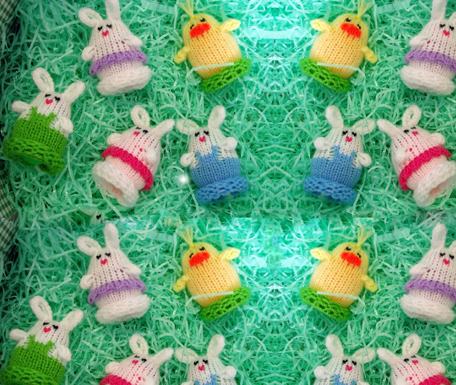 Mini Easter Egglets Set of 12 4 Boy Bunnies 4 Girl | Etsy