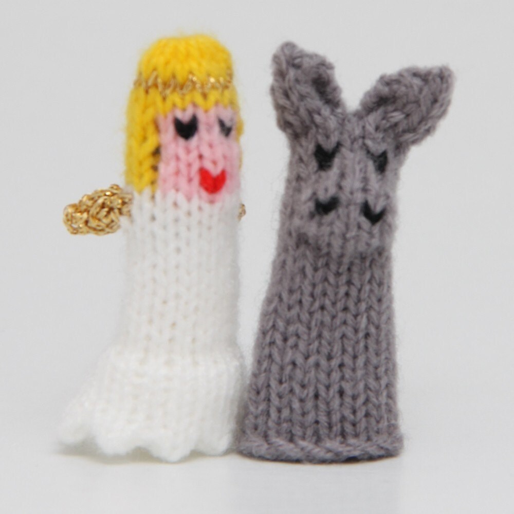 Nativity Finger Puppet Set (includes Baby Jesus, Mary, Jospeh, Donkey ...