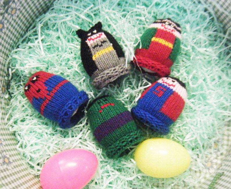 Super Heroes Egglet Set includes 5 Different Egglets - Etsy