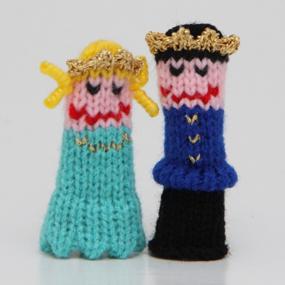 Cinderella Finger Puppet Set. includes Cinderella Prince - Etsy