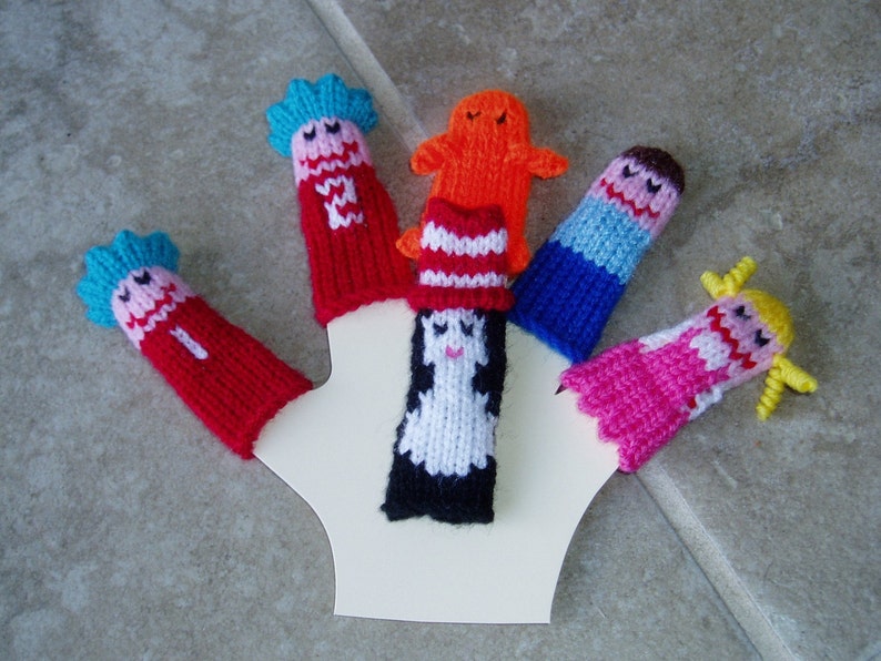 Cat With Hat Finger Puppet Set. 6 Puppets We Can Create Custom Listings ...
