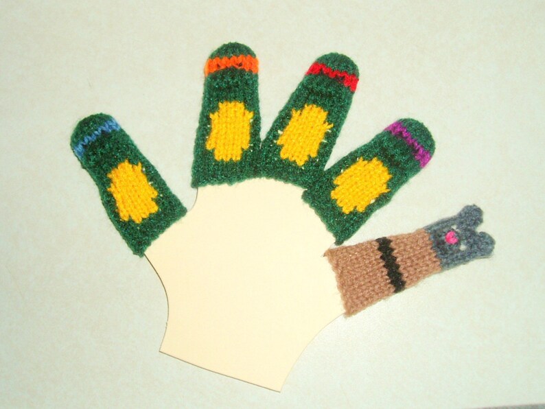 Fighting Turtles Finger Puppet Set. includes Four Fighting - Etsy