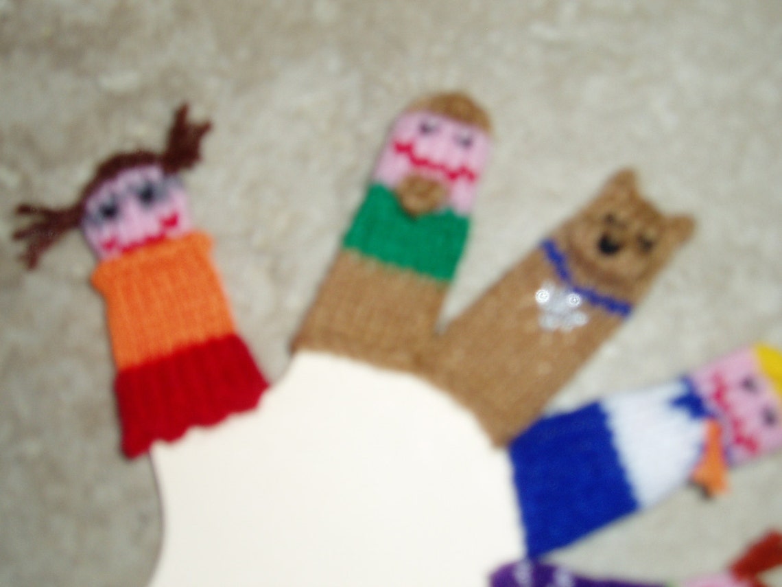 Mystery Dog and His Gang Finger Puppet Set - Etsy